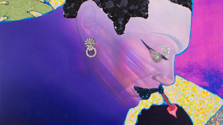 Professor Shimoyama Exhibits in Two Booths at Expo Chicago