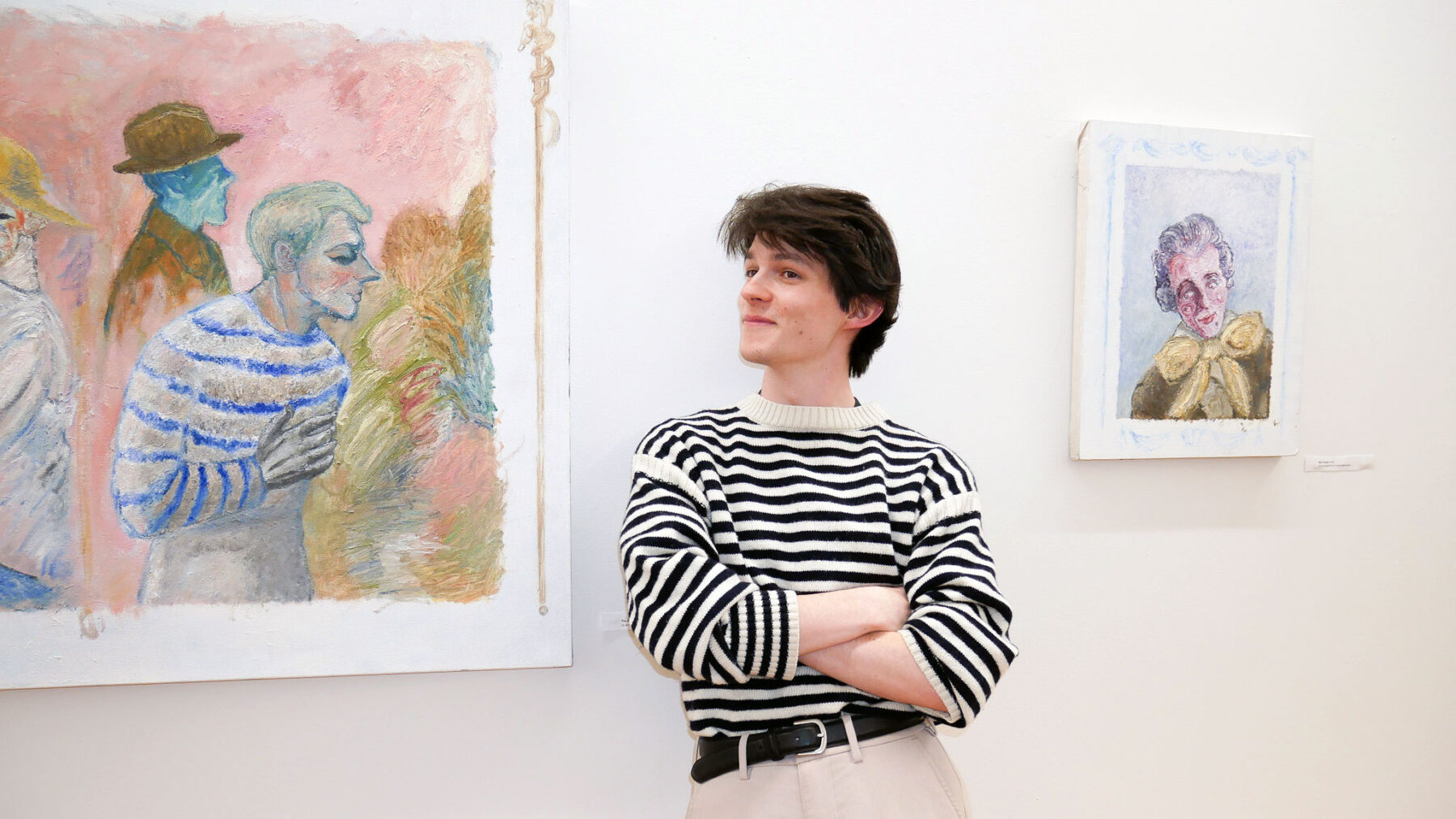 Studio Visit: Junior Sam Whitman Bates on His Solo Exhibition “A Comedy ...